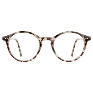 tijn blue light blocking glasses men women vintage thick round rim frame eyeglasses(marble tortoise)