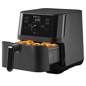 Instant Vortex 6QT XL Air Fryer, 4-in-1 Functions that Crisps, Roasts, Reheats, Bakes for Quick Easy Meals, 100+ In-App Recipes, is Dishwasher-Safe, from the Makers of Instant Pot, Black