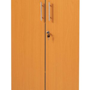 MMT Furniture Designs Ltd Office Storage Cabinet, 55cm x 35cm x 125cm, Beech