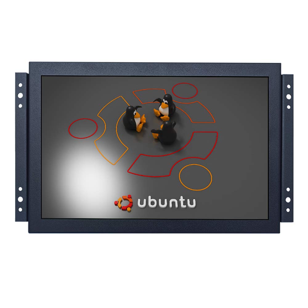 iChawk 10.1" inch Display 1920x1200 16:10 1080 Widescreen HDMI-in VGA USB Built-in Speaker Metal Shell Embedded Open Frame Support Linux Ubuntu Raspbian Debian Touch LCD Screen PC Monitor K101MT-59HRL