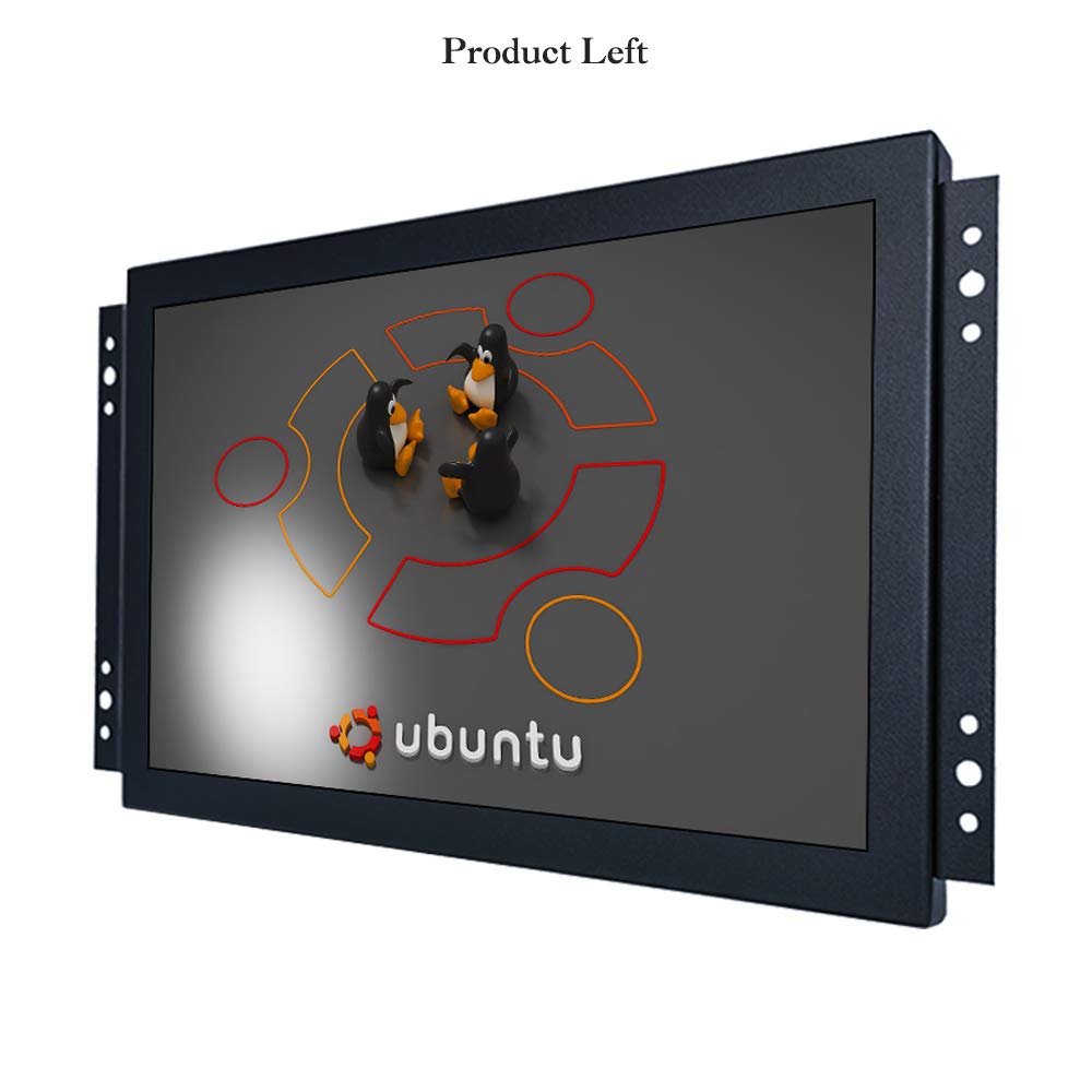 iChawk 10.1" inch Display 1920x1200 16:10 1080 Widescreen HDMI-in VGA USB Built-in Speaker Metal Shell Embedded Open Frame Support Linux Ubuntu Raspbian Debian Touch LCD Screen PC Monitor K101MT-59HRL