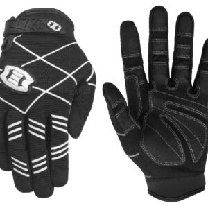 Seibertron F.O.D.G.G 2.0 Ultimate Flying Disc Golf Gloves - Non-Slip Design Consistent Grip Improve Throws Catches in All Conditions Adult Black XS