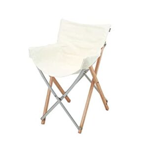 Snow Peak Take! Bamboo Chair, LV-085, Designed in Japan, Made of Canvas and Bamboo, for Indoor Outdoor Use, Lifetime Product Guarantee, White