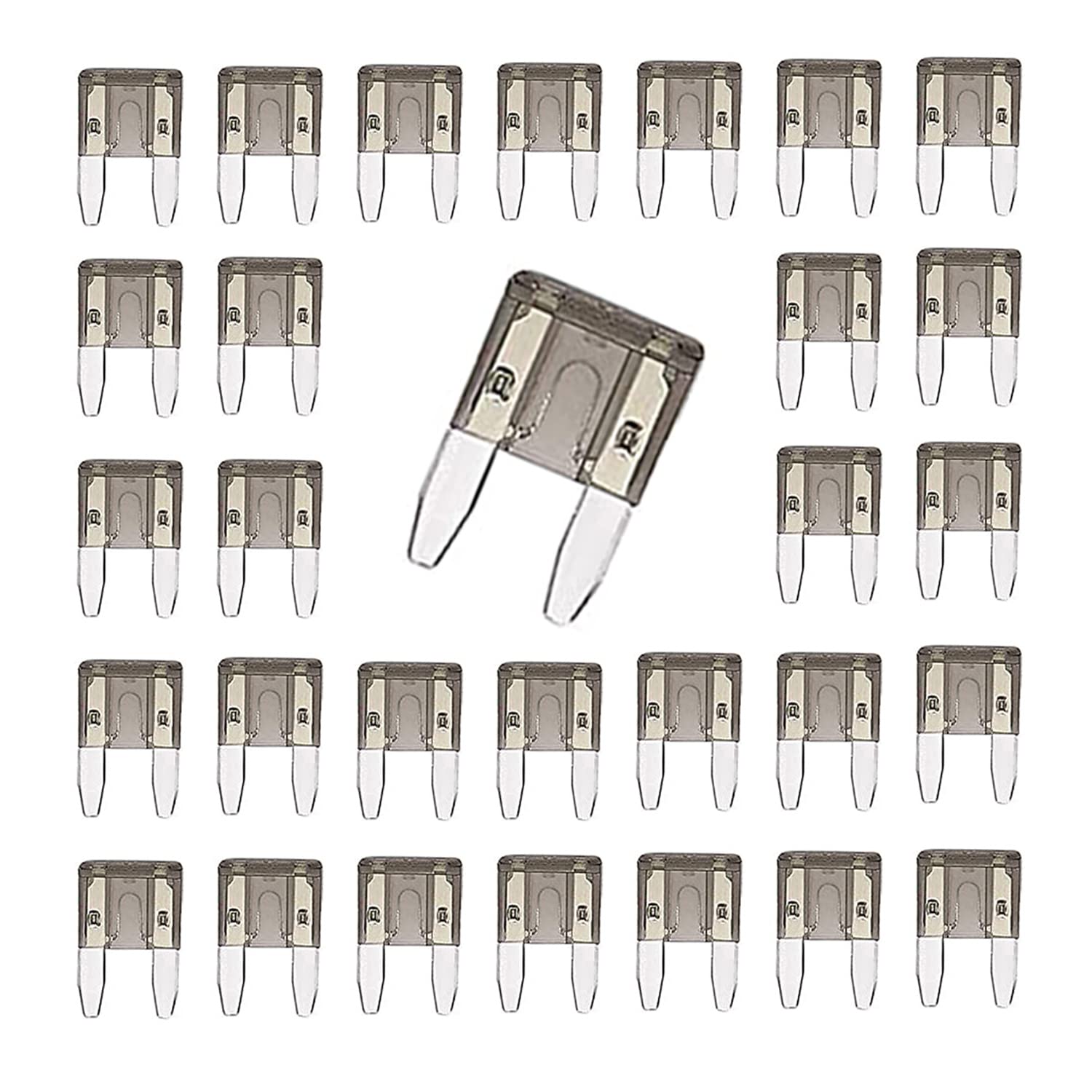 Kodobo 100 Pack Auto Fuses 2 AMP APM/ATM 32V Mini Blade Style Fuses 2A Short Circuit Protection Car Fuse - 100Pack