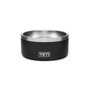 yeti boomer 4, stainless steel, non-slip dog bowl, holds 32 ounces, black