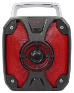 rockville rockbox 6.5" rechargeable portable bluetooth karaoke speaker+mic