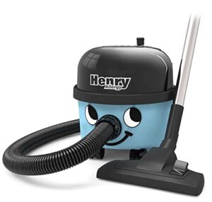 nacecare henry hva160 canister vacuum with allergy easing hepa-filtration and ast9 kit, 1.6 capacity, blue