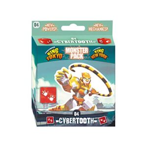 iello: monster pack #4 cybertooth, brings new game mechanic, compatible with all existing monsters, 2 to 6 players, ages 8 and up