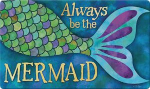 toland home garden 800501 mermaid tail funny door mat 18x30 inch outdoor doormat for entryway indoor entrance