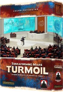 terraforming mars turmoil by stronghold games, strategy board game