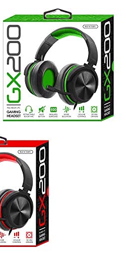 SENTRY Industries Inc. GX200 Gaming Headset for PS4 / Xbox/PC - Color May Vary (Red, Green, Blue)