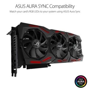 ASUS ROG Strix GeForce RTX 2080TI Overclocked 11G GDDR6 HDMI DP 1.4 USB Type-C Gaming Graphics Card (ROG-STRIX-RTX-2080TI-O11G) (Renewed)