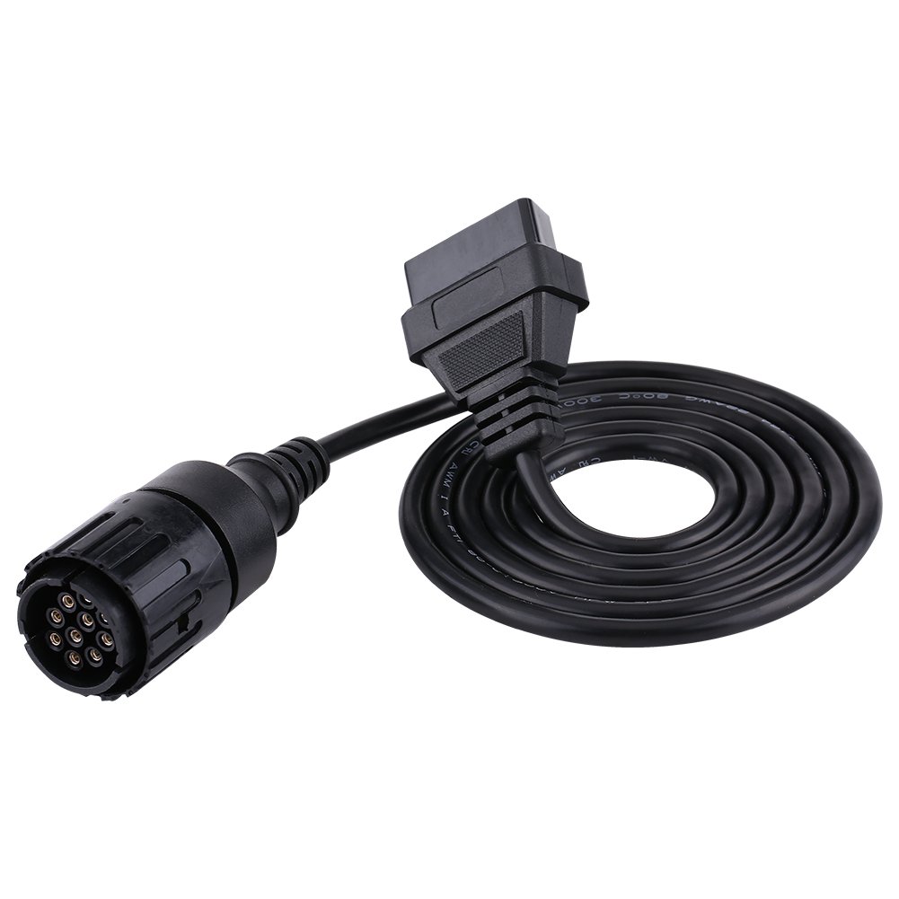 10 Pin to 16 Pin OBD2 Diagnostic Cable Connector OBD2 Extension Adapter Cable for ICOM-D Motorcycle Motorbike