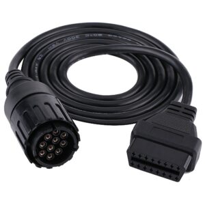 10 Pin to 16 Pin OBD2 Diagnostic Cable Connector OBD2 Extension Adapter Cable for ICOM-D Motorcycle Motorbike