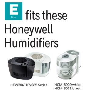 Honeywell HC14PF1 Replacement Wicking Filter E, 1 pack, white