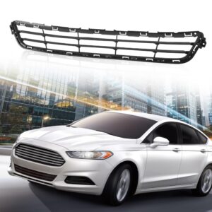 CHEDA Front Radiator Lower Grille, Compatible With 2013-2016 Ford Fusion/Mondeo, Bumper Black Grille Assembly