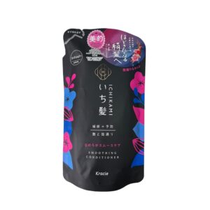 kracie ichikami smoothing hair care conditioner cuticle smooth refill 340g