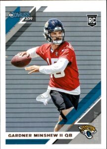 2019 donruss football rookie #292 gardner minshew ii jacksonville jaguars official nfl football rc rookie card made by panini