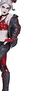 DC Collectibles Harley Quinn Red, White & Black: Harley Quinn by Joshua Middleton Statue, Multicolor