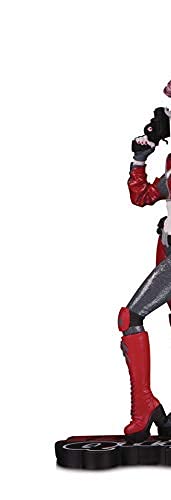 DC Collectibles Harley Quinn Red, White & Black: Harley Quinn by Joshua Middleton Statue, Multicolor