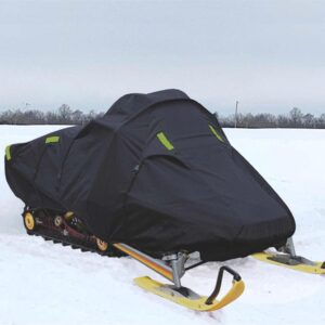 Trailerable Snowmobile Snow Machine Sled Cover Compatible for Ski Doo Bombardier Backcountry X-RS 850 E-TEC 146 for Model Years 2020-2023. 600 Denier Gear