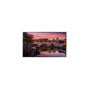 samsung qb43r 43 inch 4k uhd 3840x2160 led commercial signage display for business with hdmi, wi-fi, and 3-year warranty, 350 nit (lh43qbrebgcxza)