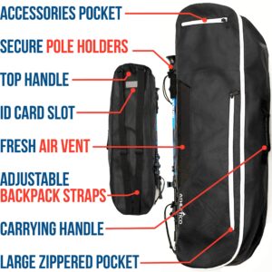 Athletico Snowshoe Bag - Snow Shoe Backpack For Carrying, Packing, and Storing Snowshoes (Small, 19-25 inches)