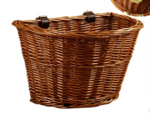 bike basket bicycles cane rectangular basket adult bicycle cargo basket hand-woven