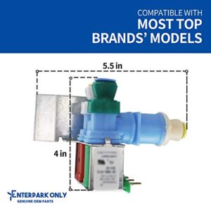 [FBA] NEW OEM Produced IMV708 W10408179 4389177 for Whirlpool Kitchenaid Kenmore Regrigerator Water Valve by Robertshaw Replacement Part