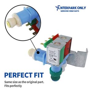 [FBA] NEW OEM Produced IMV708 W10408179 4389177 for Whirlpool Kitchenaid Kenmore Regrigerator Water Valve by Robertshaw Replacement Part