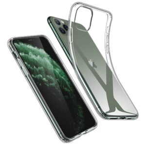 esr essential zero designed for iphone 11 pro case, slim clear soft tpu, flexible silicone cover for iphone 11 pro 5.8-inch (2019), clear