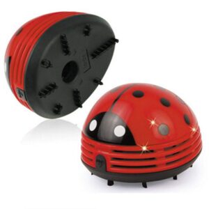 Ladybug Vacuum Cleaner - Mini Vacuum Cleaner Portable Corner Desk Vacuum Cleaner Mini Cute Vacuum Cleaner Dust Sweeper 2Pcs