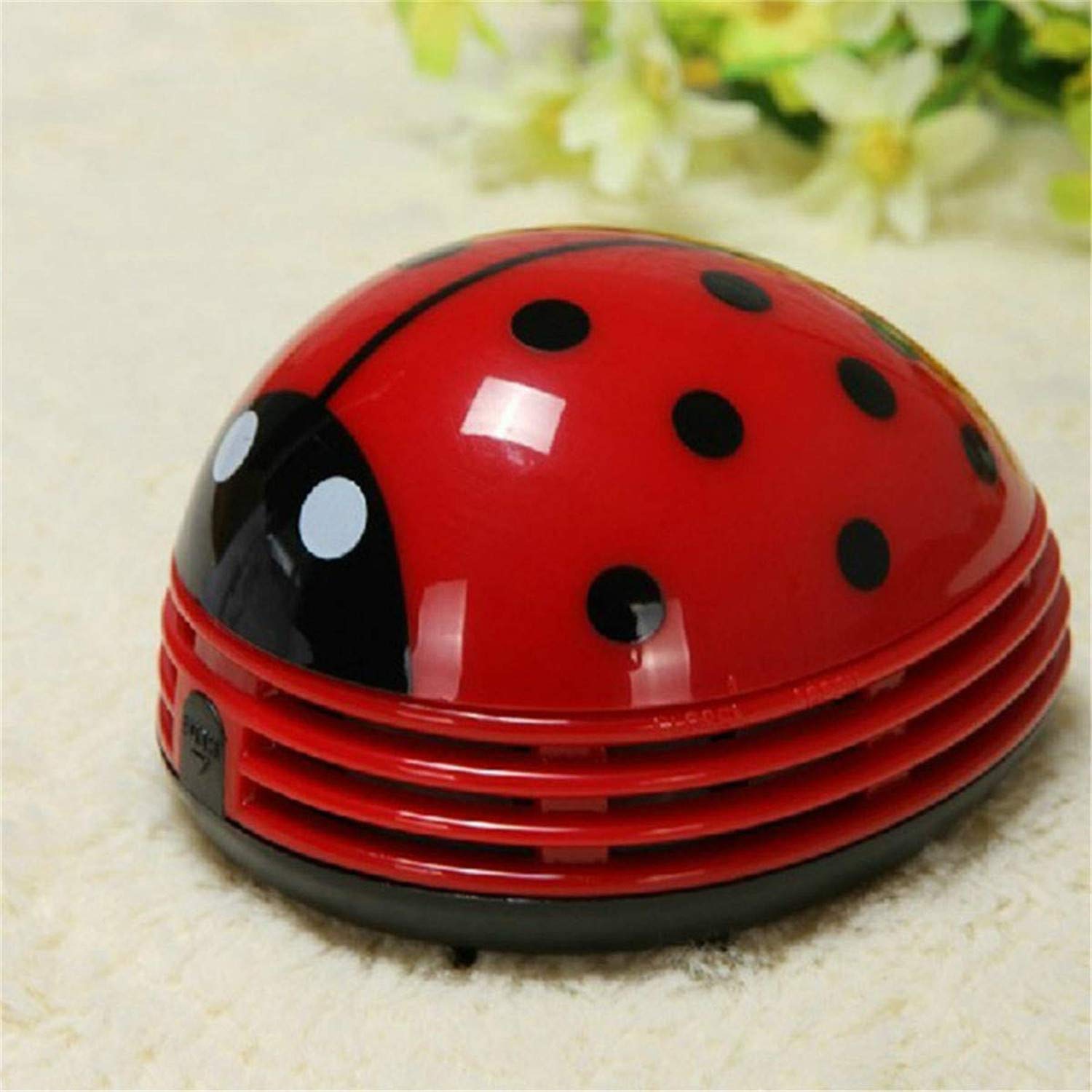 Ladybug Vacuum Cleaner - Mini Vacuum Cleaner Portable Corner Desk Vacuum Cleaner Mini Cute Vacuum Cleaner Dust Sweeper 2Pcs