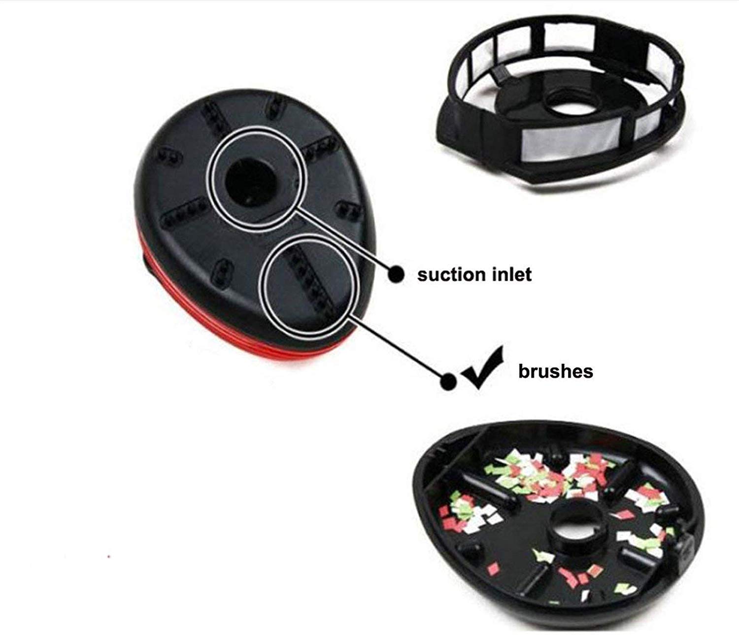 Ladybug Vacuum Cleaner - Mini Vacuum Cleaner Portable Corner Desk Vacuum Cleaner Mini Cute Vacuum Cleaner Dust Sweeper 2Pcs