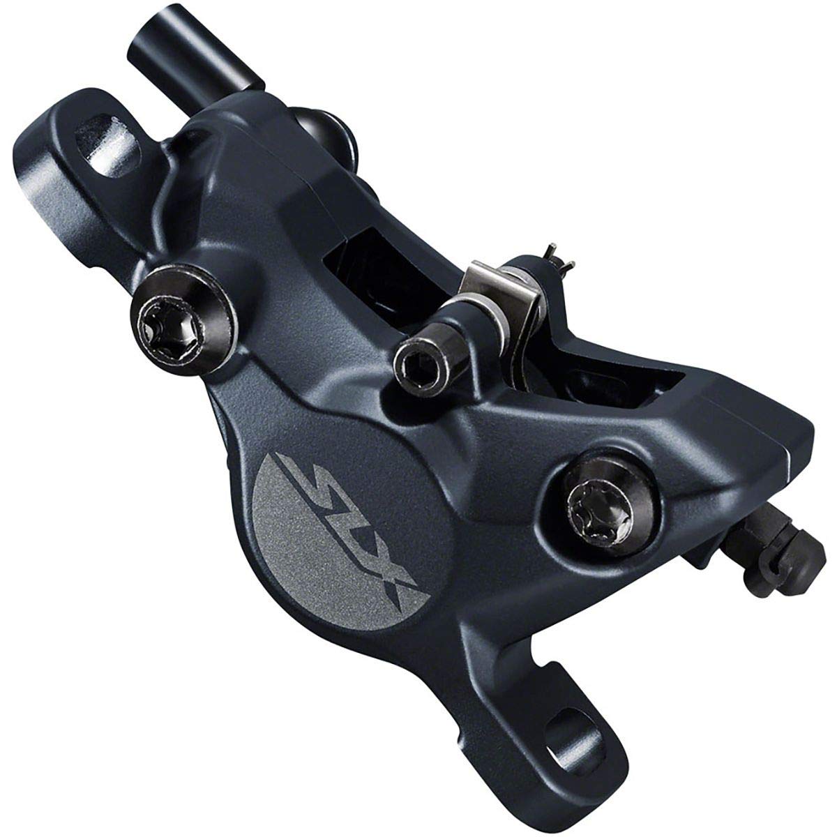 Shimano SLX BL-M7100/BR-M7100 Disc Brake and Lever - Rear, Hydraulic, Post Mount, 2-Piston, Black