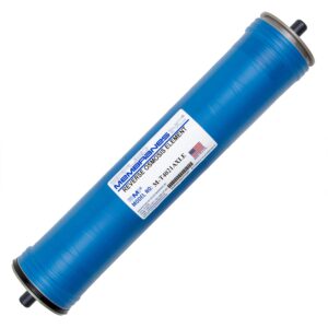 4" x 21" reverse osmosis membrane element for tap water | high flow 1025 gpd at 100 psi | 99.5% rejection | replacement commercial ro membrane | applied membranes usa m-t4021axle