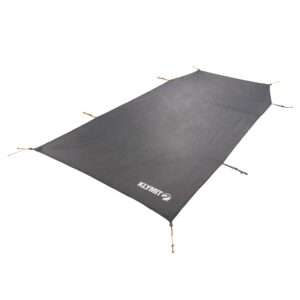 klymit maxfield tent footprint grey 2 person