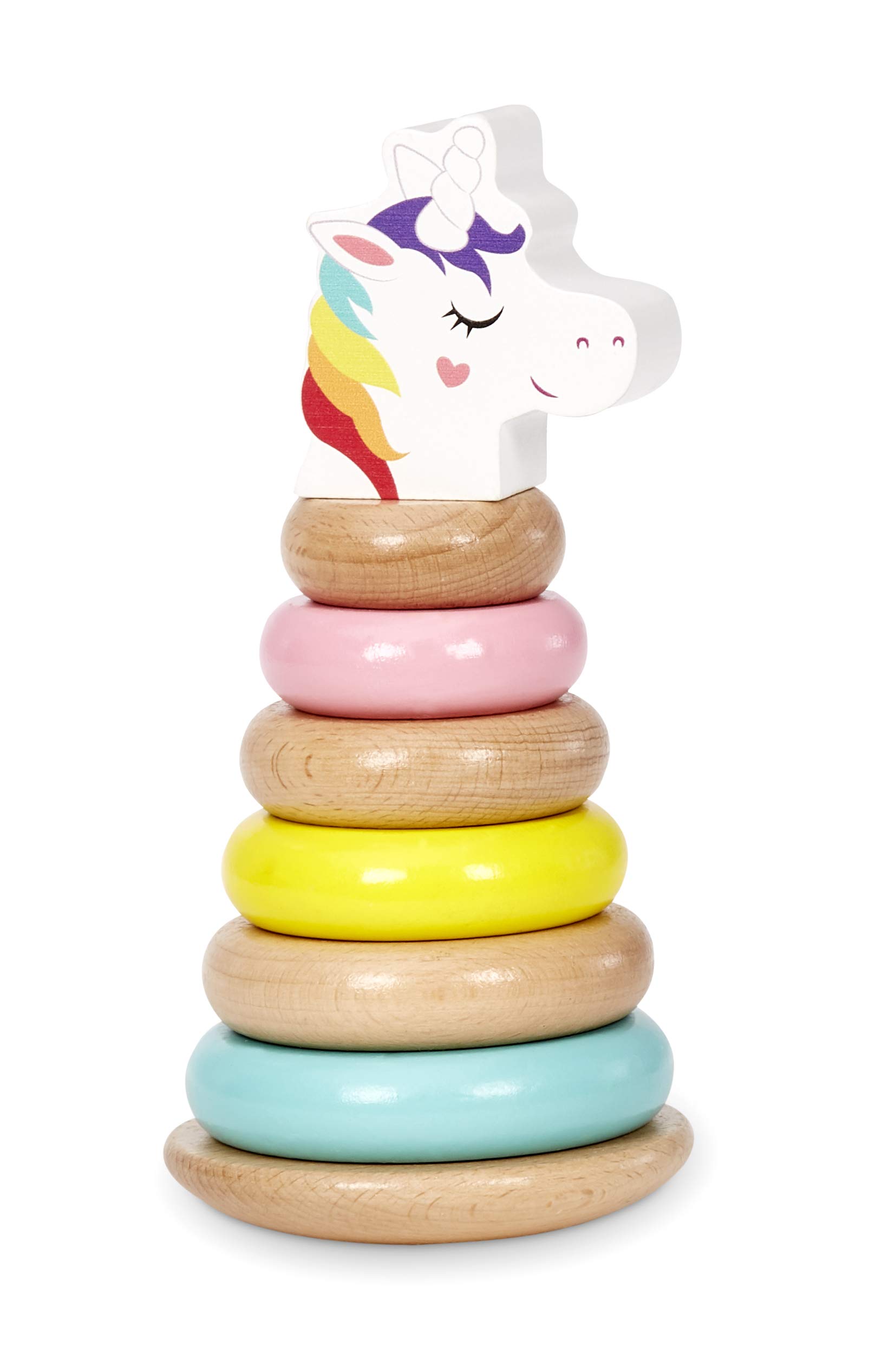 Little Tikes Wooden Critters Unicorn Shape Stacker Developmental Toy