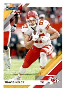 2019 donruss #2 travis kelce kansas city chiefs football card