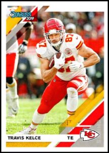 2019 donruss #2 travis kelce nm-mt kansas city chiefs officially licensed nfl football trading card