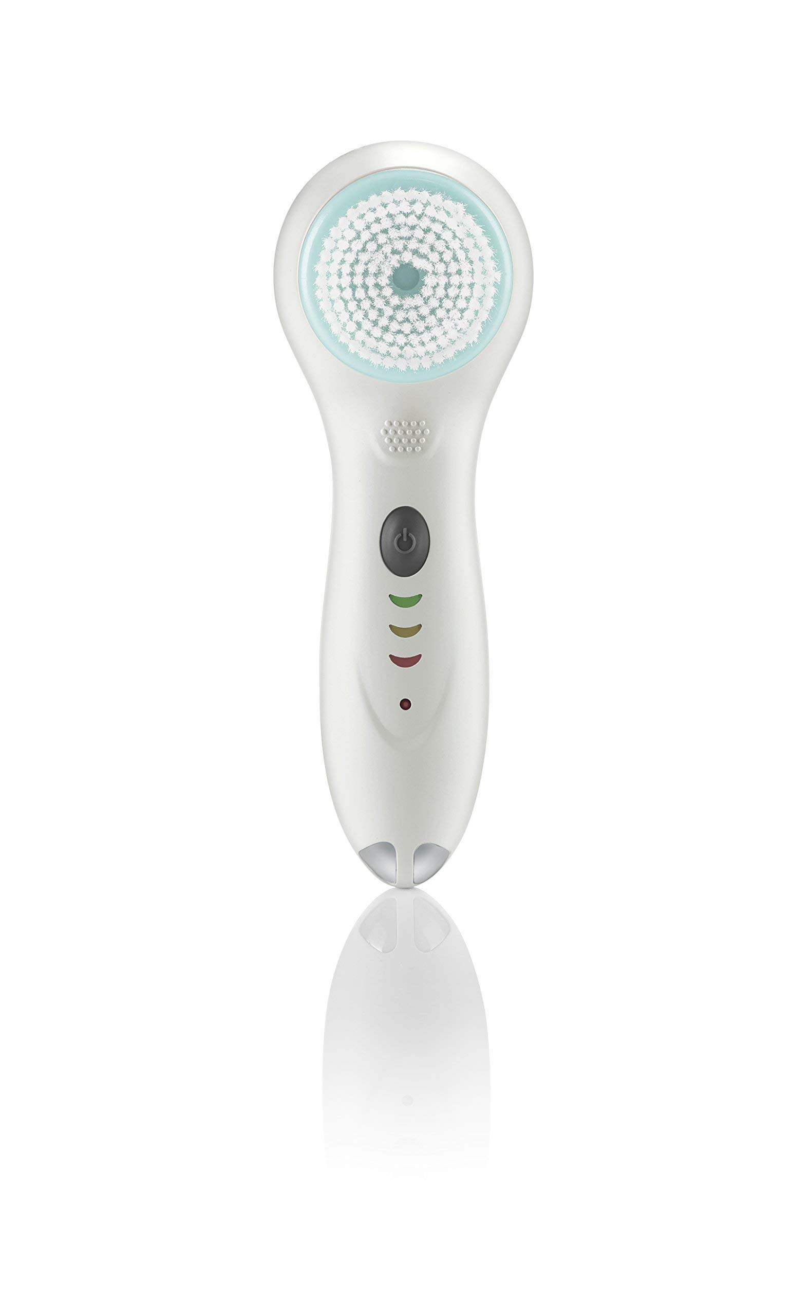 True Glow by Conair Sonic Facial Brush - Waterproof + Rechargeable, White