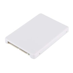 Ciglow Hard Drive Box mSATA SSD to 2.5 inch 44 Pin IDE Adapter with Case, Notebook Laptop PATA/IDE Hard Drive Enclosure Adapter(White)