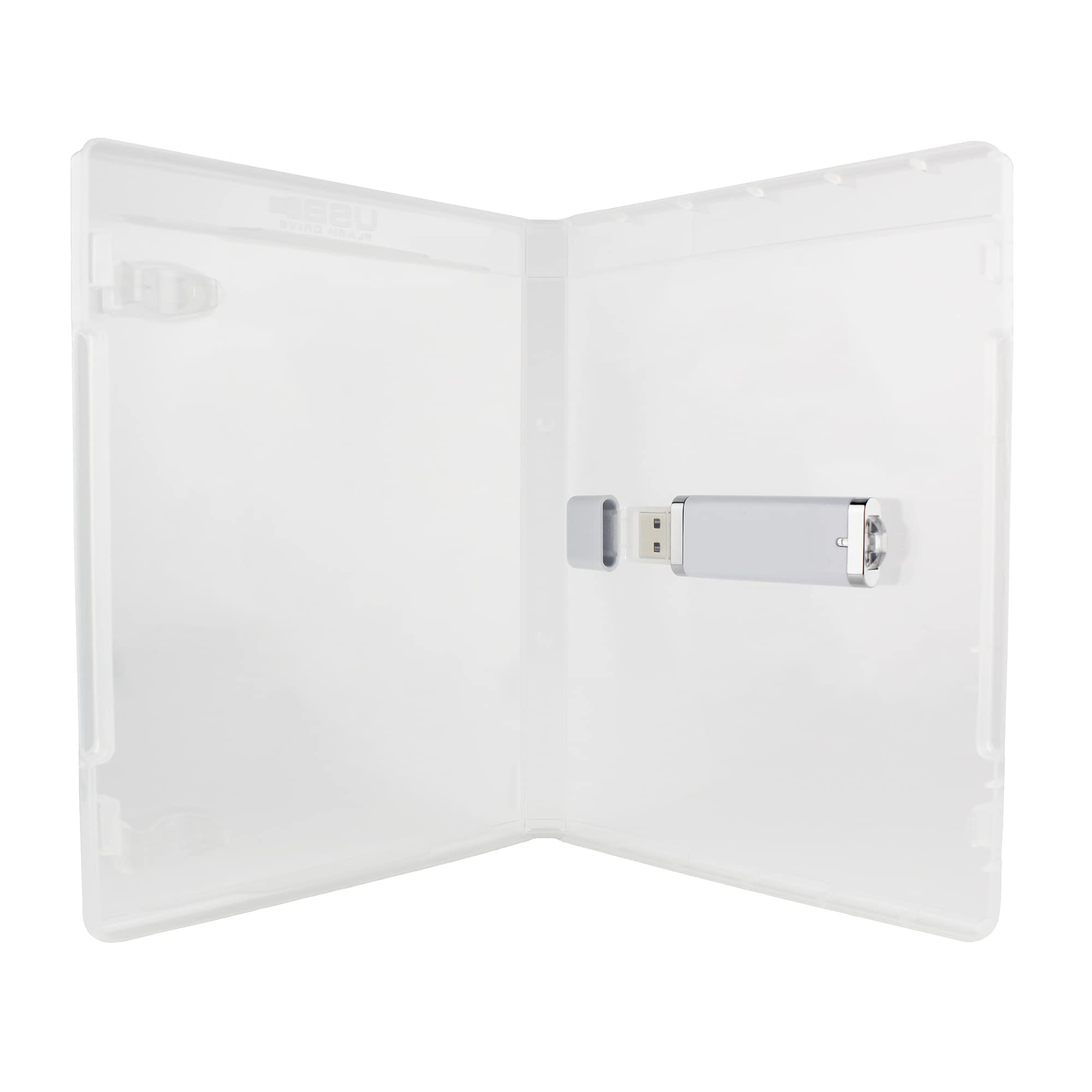 Flash Pac® USB Flash Drive Case Super Clear - 25 Pack