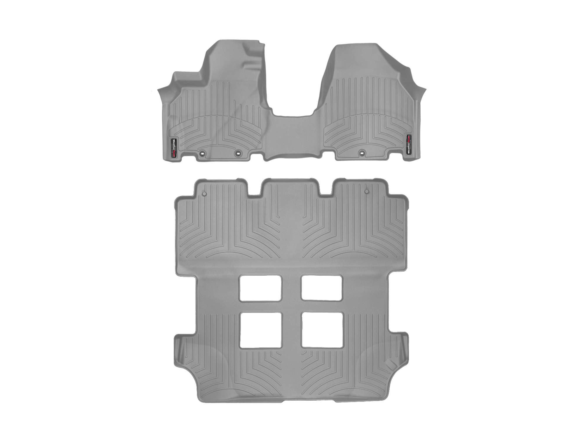 WeatherTech Custom Fit FloorLiners for Honda Odyssey - Full Set (463471-463412), Grey