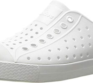 Native Shoes, Jefferson, Kids Shoe, Shell White/Shell White, 13 M US Little Kid