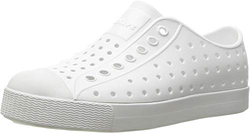 Native Shoes, Jefferson, Kids Shoe, Shell White/Shell White, 13 M US Little Kid