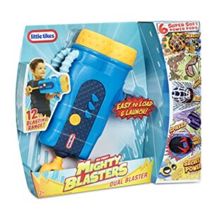 Little Tikes 651267 Mighty Blasters Dual Blaster Toy Blaster with 6 Soft Power Pods by