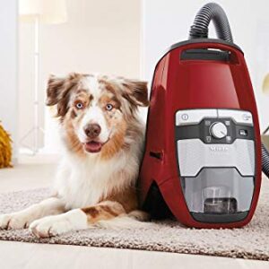 Miele Blizzard CX1 HomeCare Bagless Canister Vacuum, Autumn Red