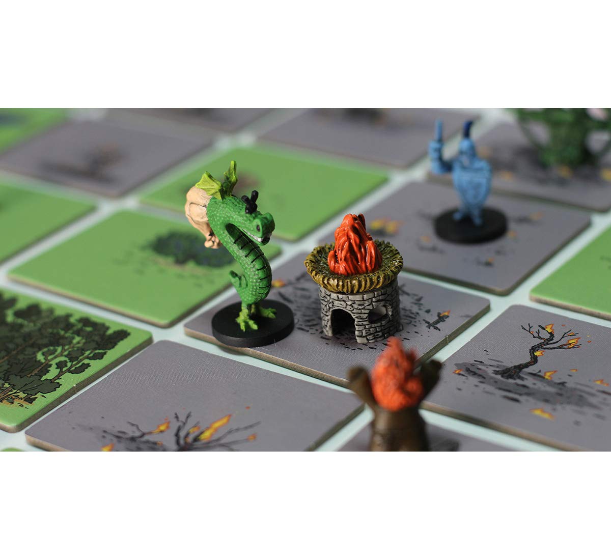 Greater Than Games: Trogdor!! The Board Game, A Cooperative Game of Burnination, Majesty and Cosummate V's, 2 to 6 Players, 30-45 Minute Playtime