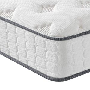 vesgantti full size mattress, 10 inch innerspring multilayer hybrid full mattress, ergonomic design with breathable foam and pocket spring mattress full size, tight top series medium firm feel